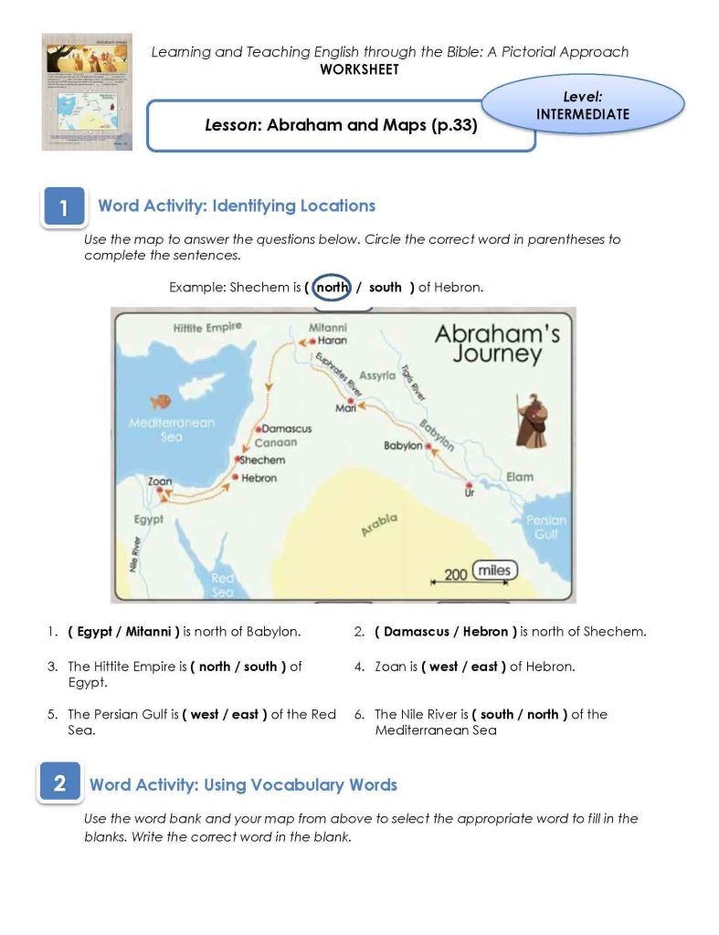 Abraham and Maps Lesson – CELA