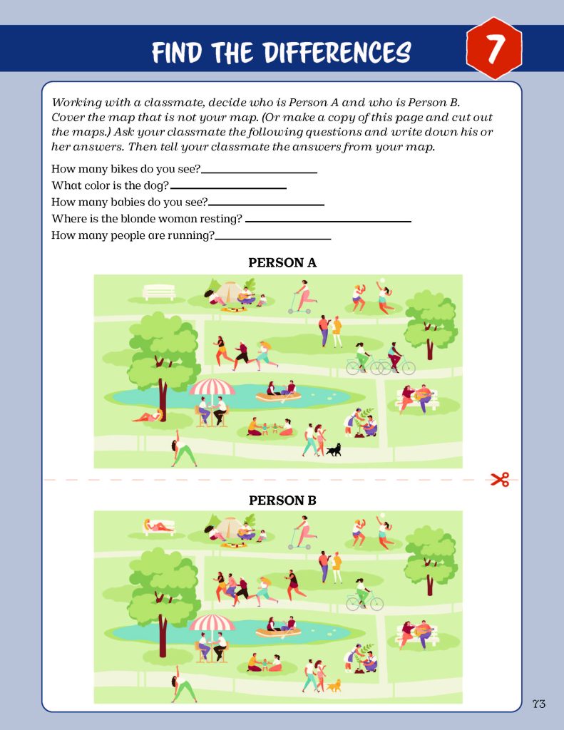 Find the Differences Activity – CELA